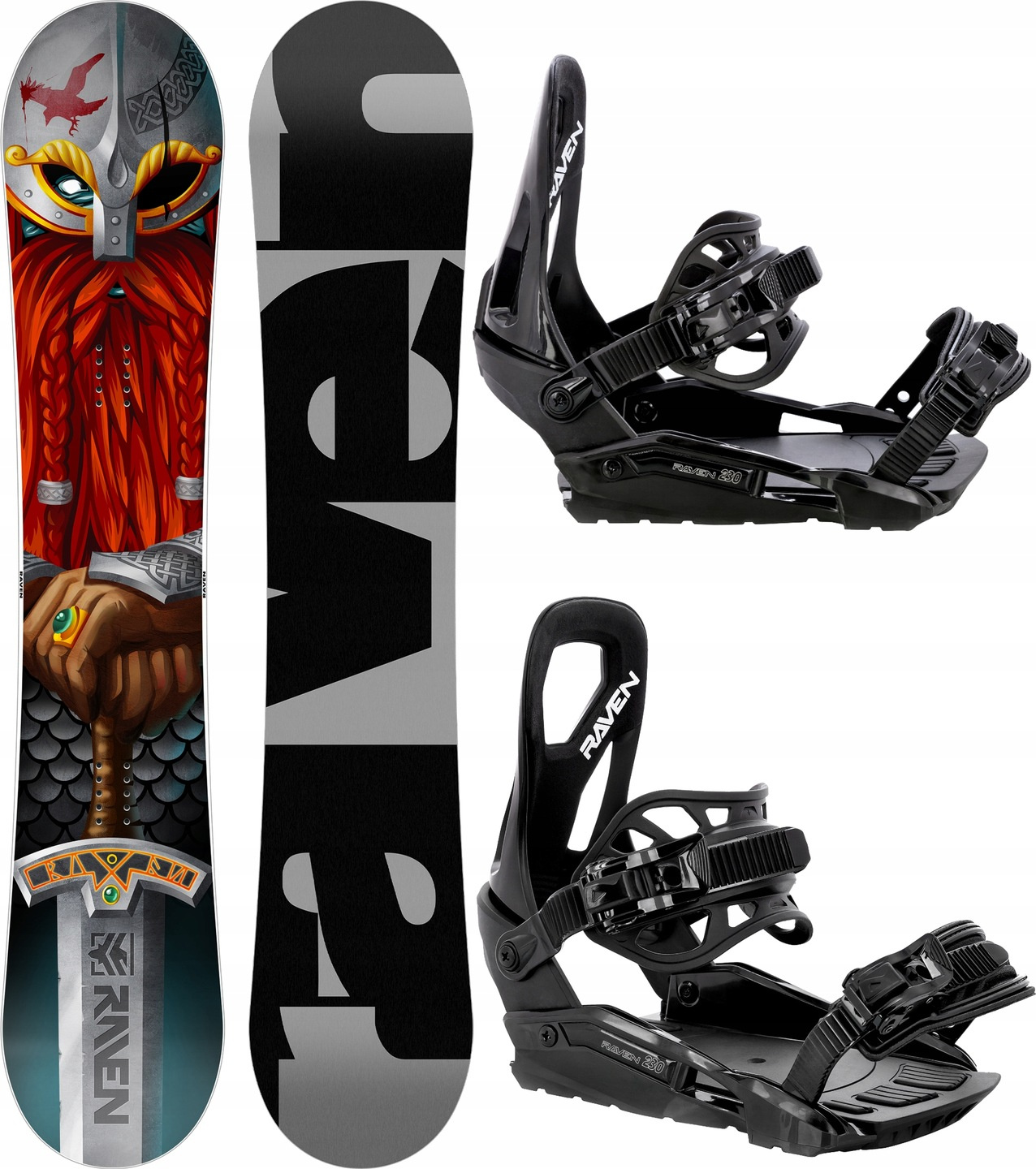 Męski zestaw Snowboard RAVEN Dwarf + Wiązania s230 | SNOWBOARD ...